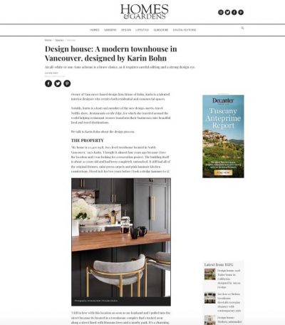 Interior Design Vancouver BC Canada | House of Bohn