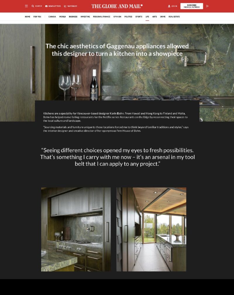 Interior Design Vancouver BC Canada | House of Bohn